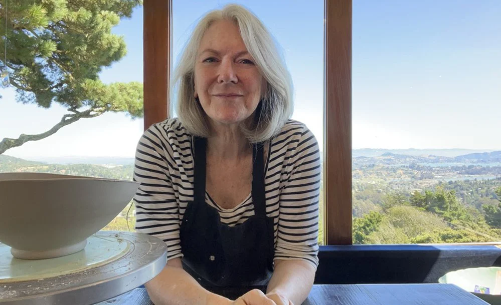 ceramics + pine needle basketry