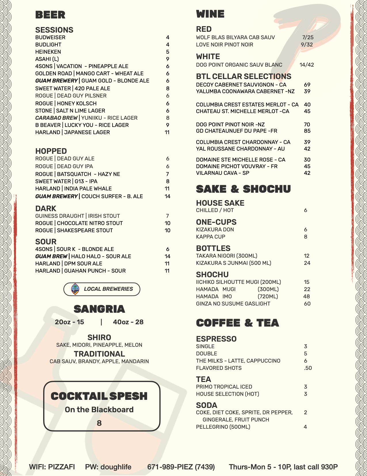 QR MENU — Primo Pizzakaya