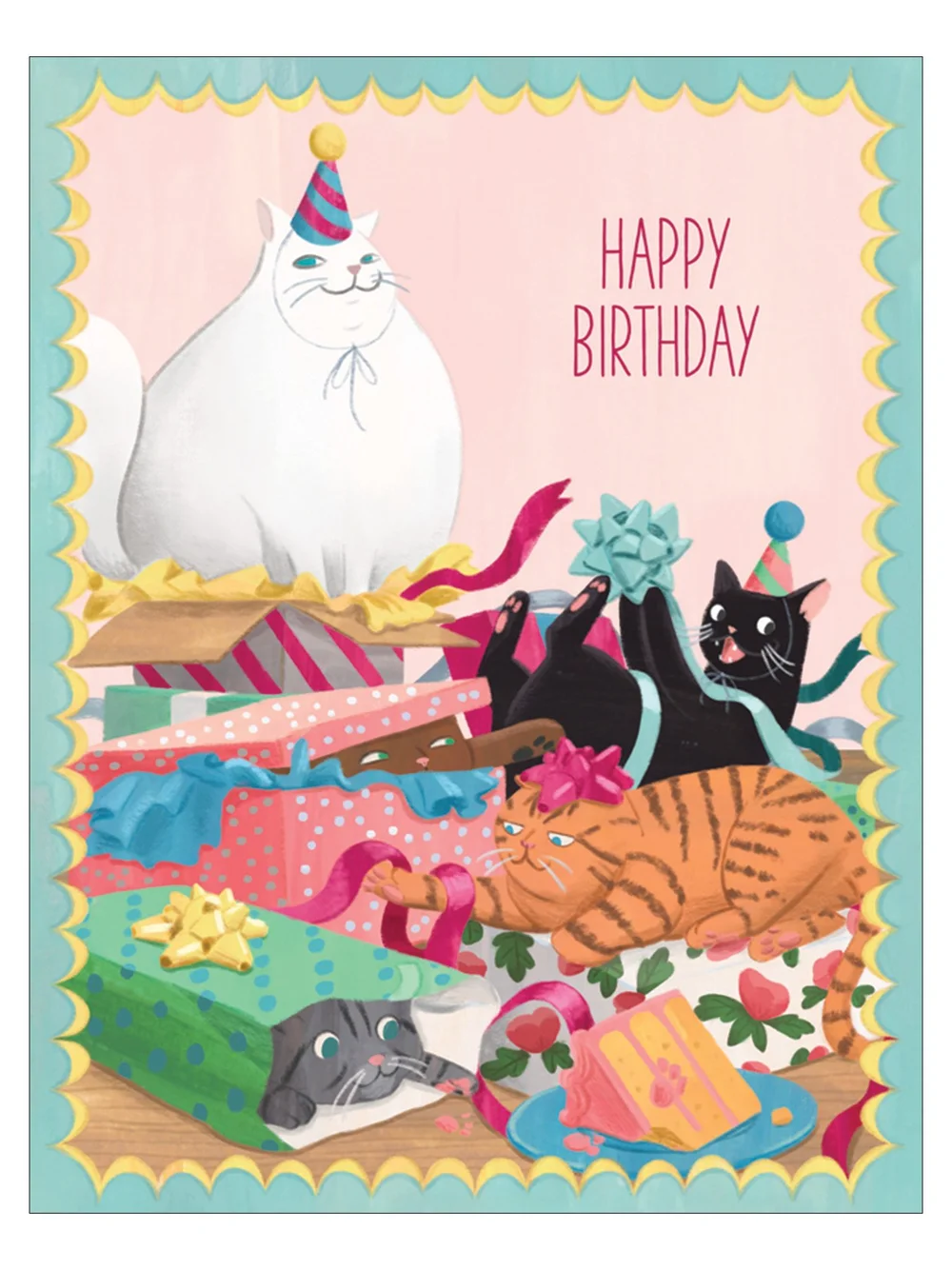 Cats Having A Birthday Party
