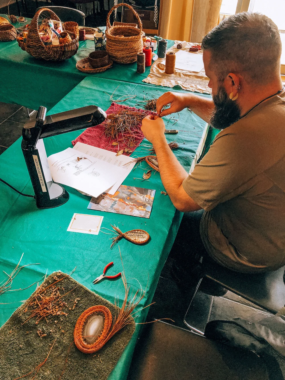 Learning How to Weave Pine Needle Baskets with the North House Folk ...