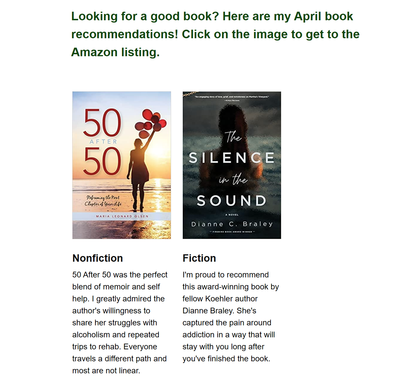 50 After 50 Recommended Read (#1 in Midlife Management) — Maria Leonard ...