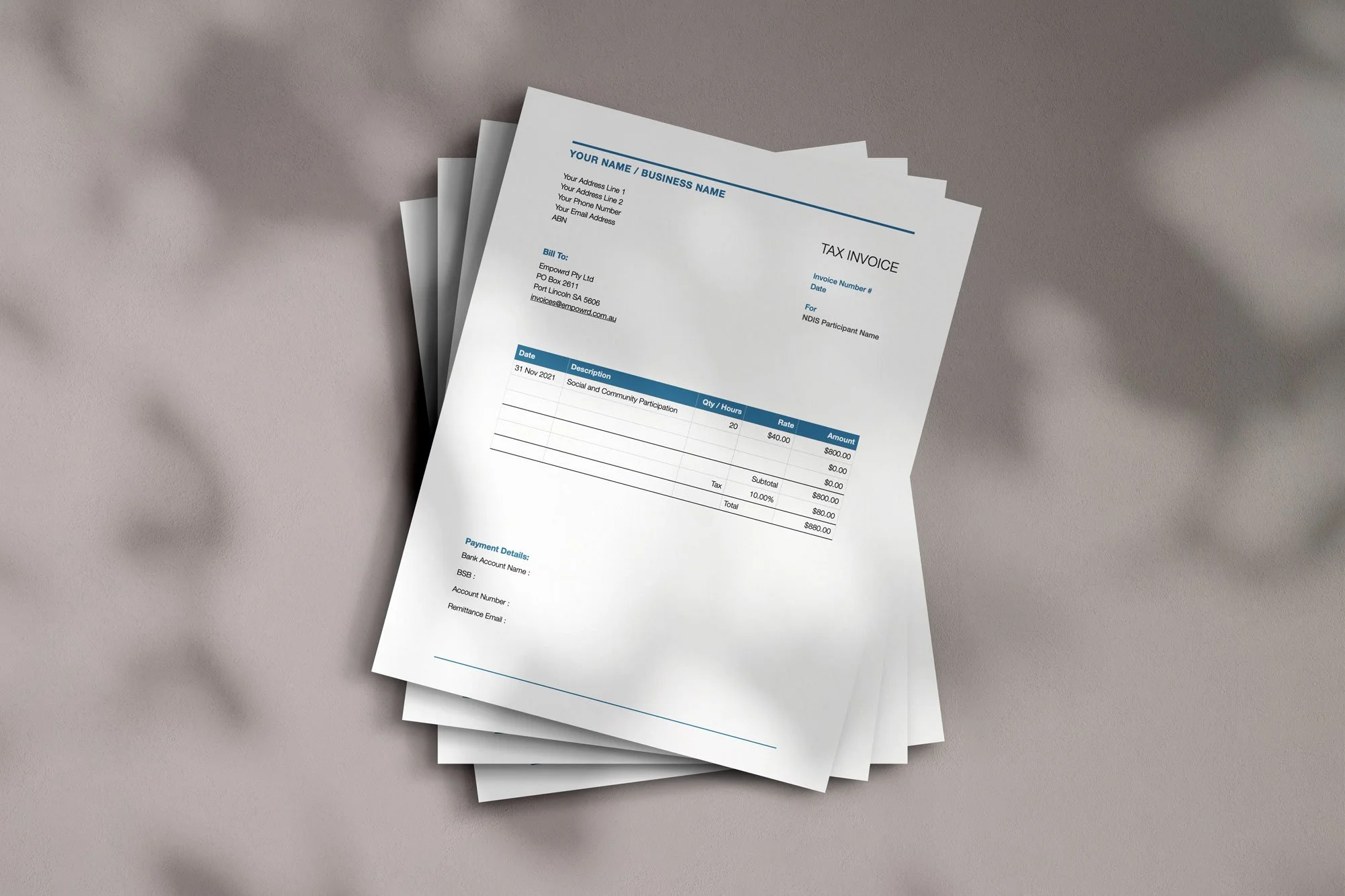 Shop — Empowrd NDIS services