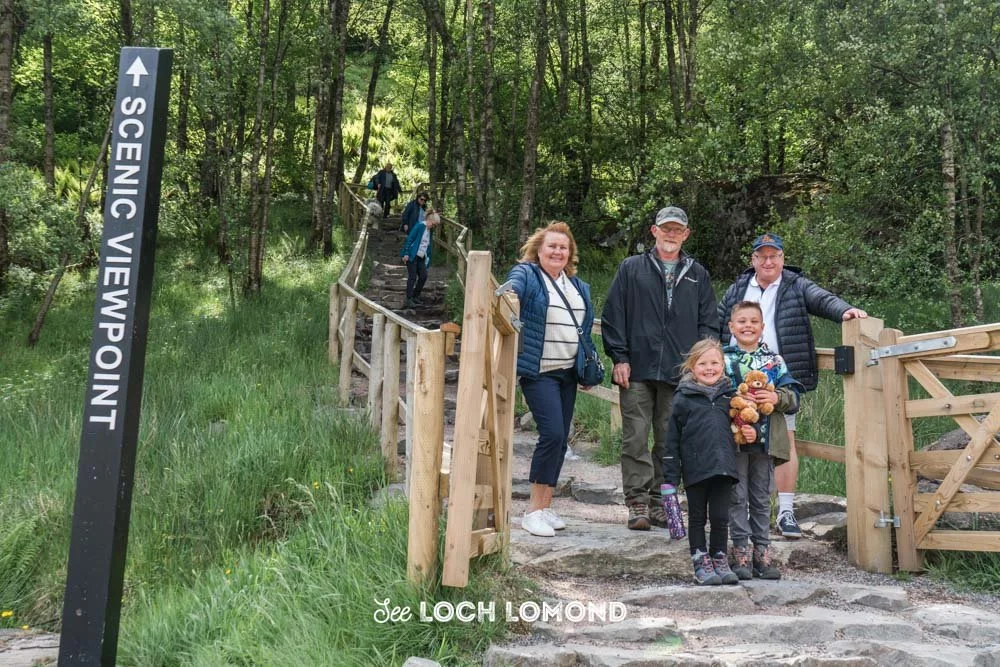 Scenic Tower at Roderick Dhu View, Loch Katrine — See Loch Lomond ...