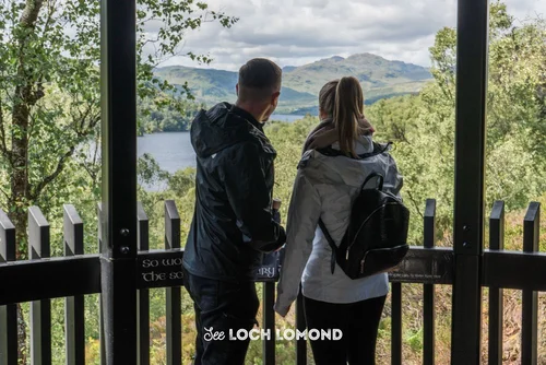 Scenic Tower at Roderick Dhu View, Loch Katrine — See Loch Lomond ...
