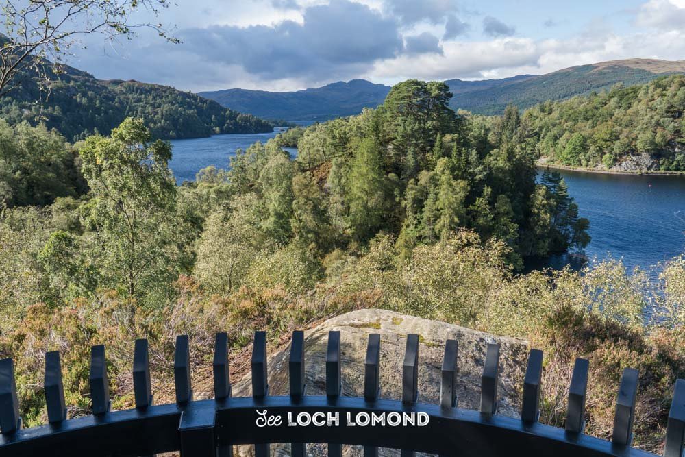 Scenic Tower at Roderick Dhu View, Loch Katrine — See Loch Lomond ...