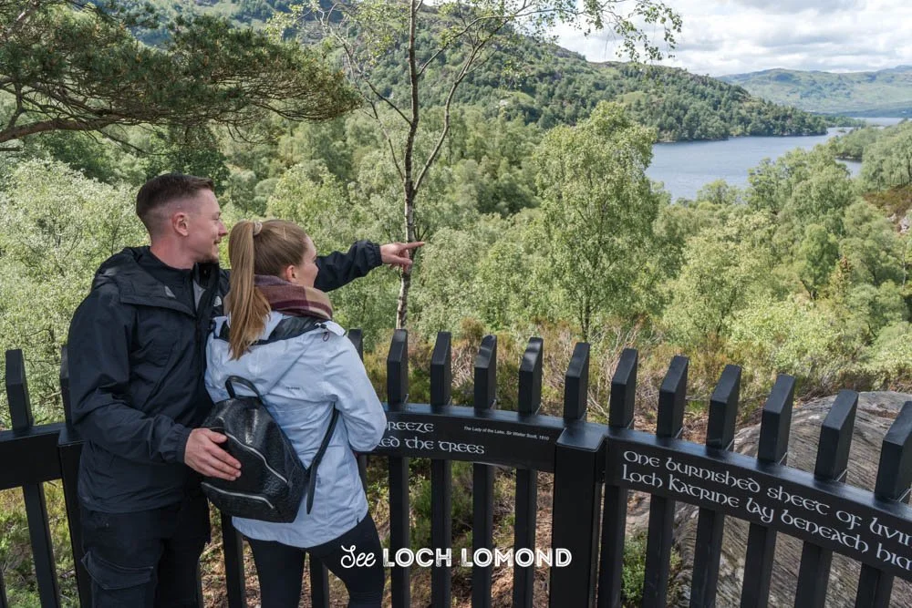 Scenic Tower at Roderick Dhu View, Loch Katrine — See Loch Lomond ...
