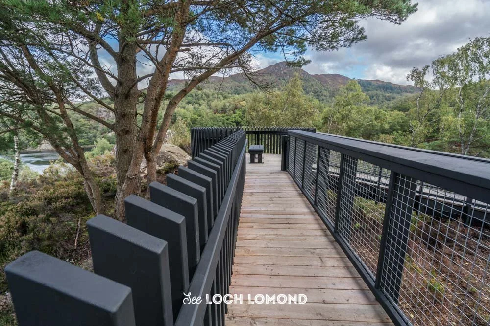 Scenic Tower at Roderick Dhu View, Loch Katrine — See Loch Lomond ...