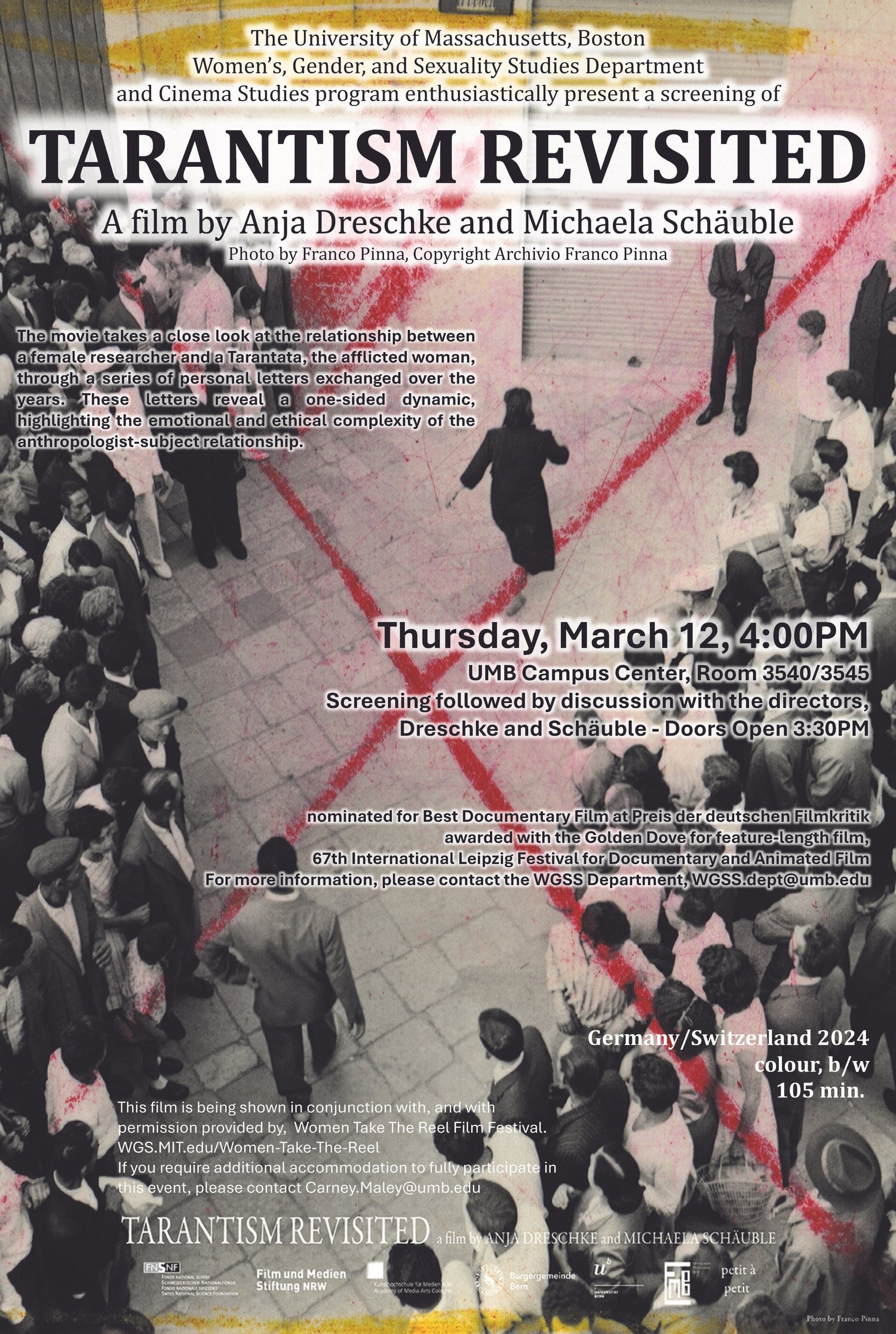 WTTR: Tarantism Revisited (University of Massachusetts Boston) — GCWS ...