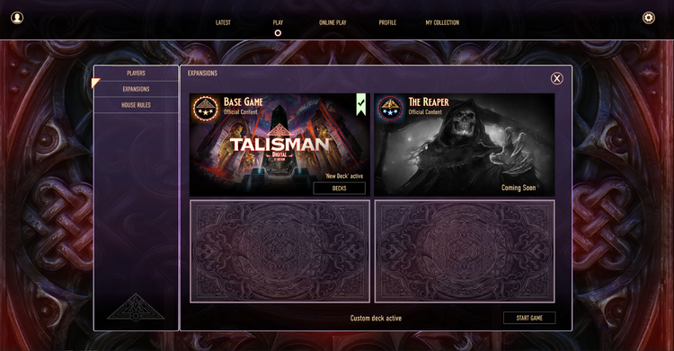 Talisman: Digital 5th Edition Manual — Nomad Games