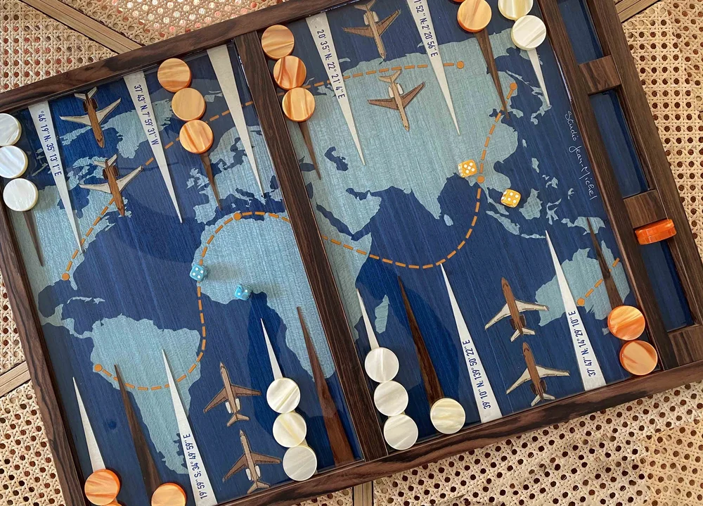 Custom Backgammon Boards — Studio Jean-Michel | Custom Luxury ...