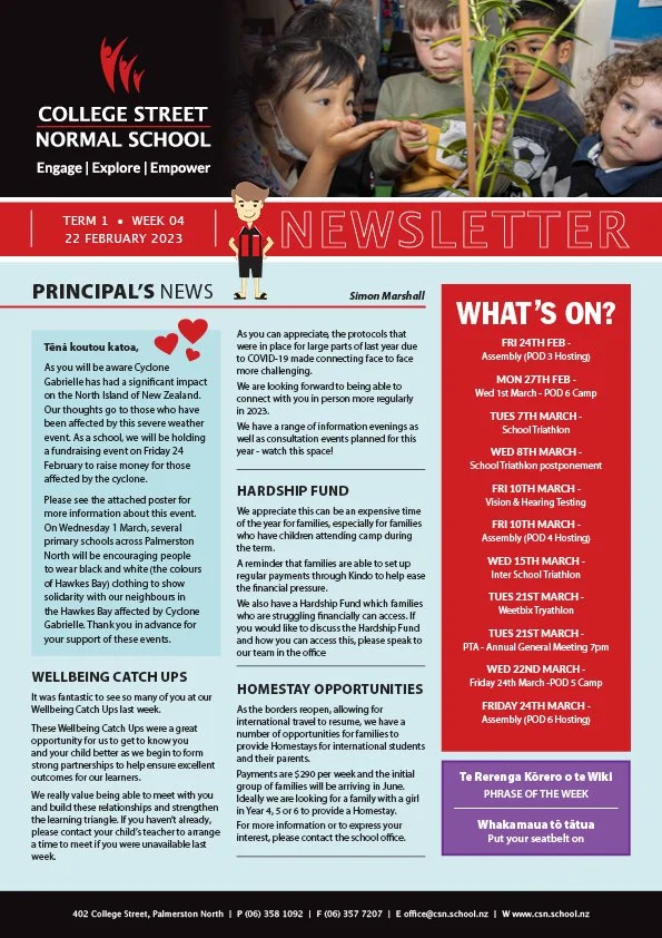 News — College Street Normal School