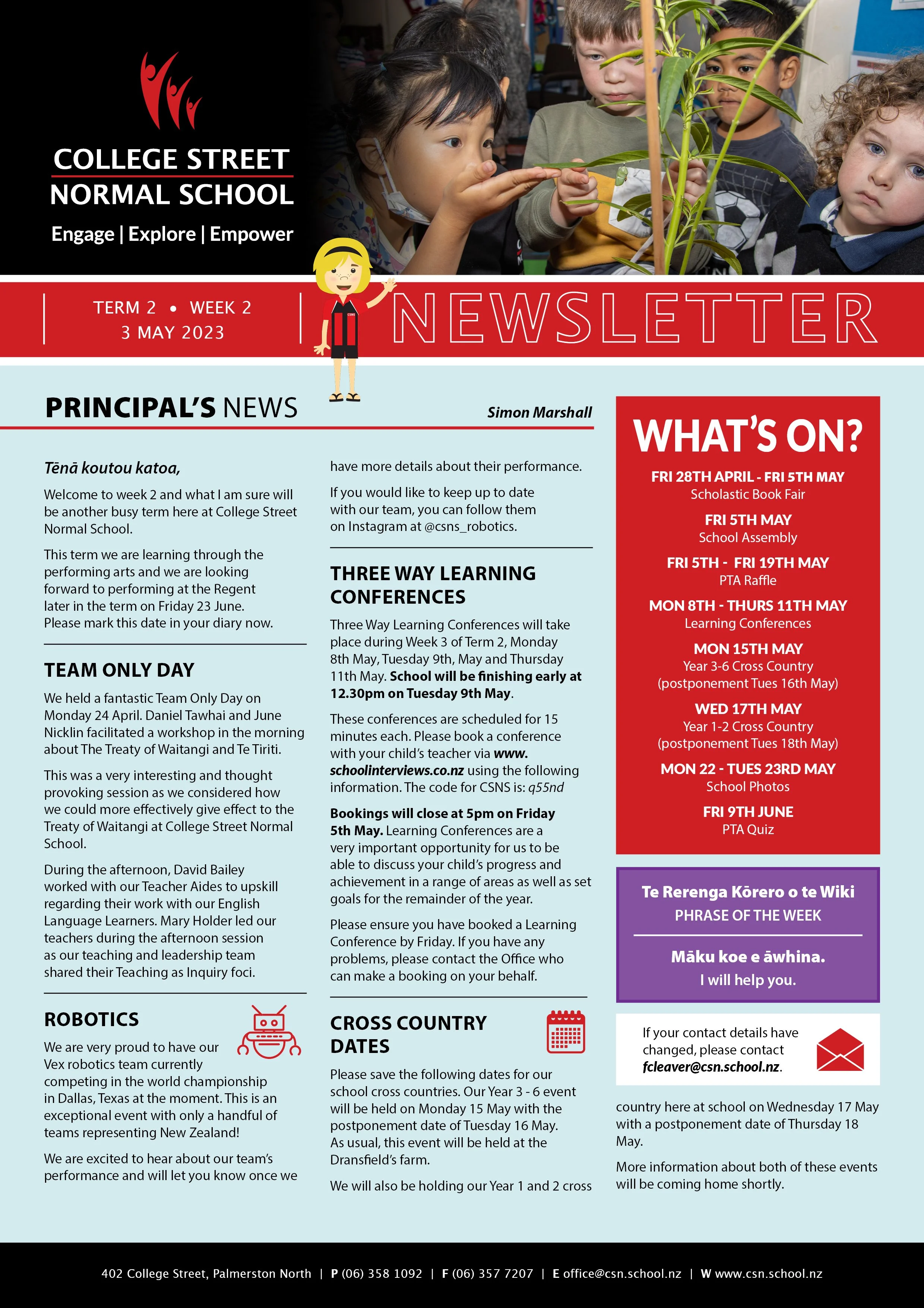 News — College Street Normal School