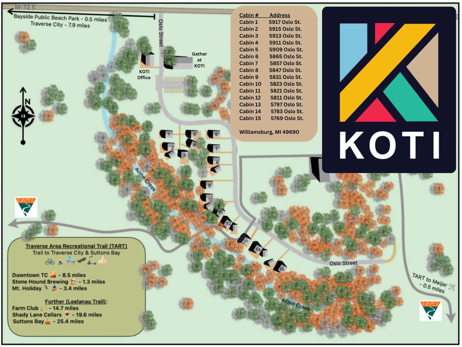 Location — KOTI Vacation Rentals