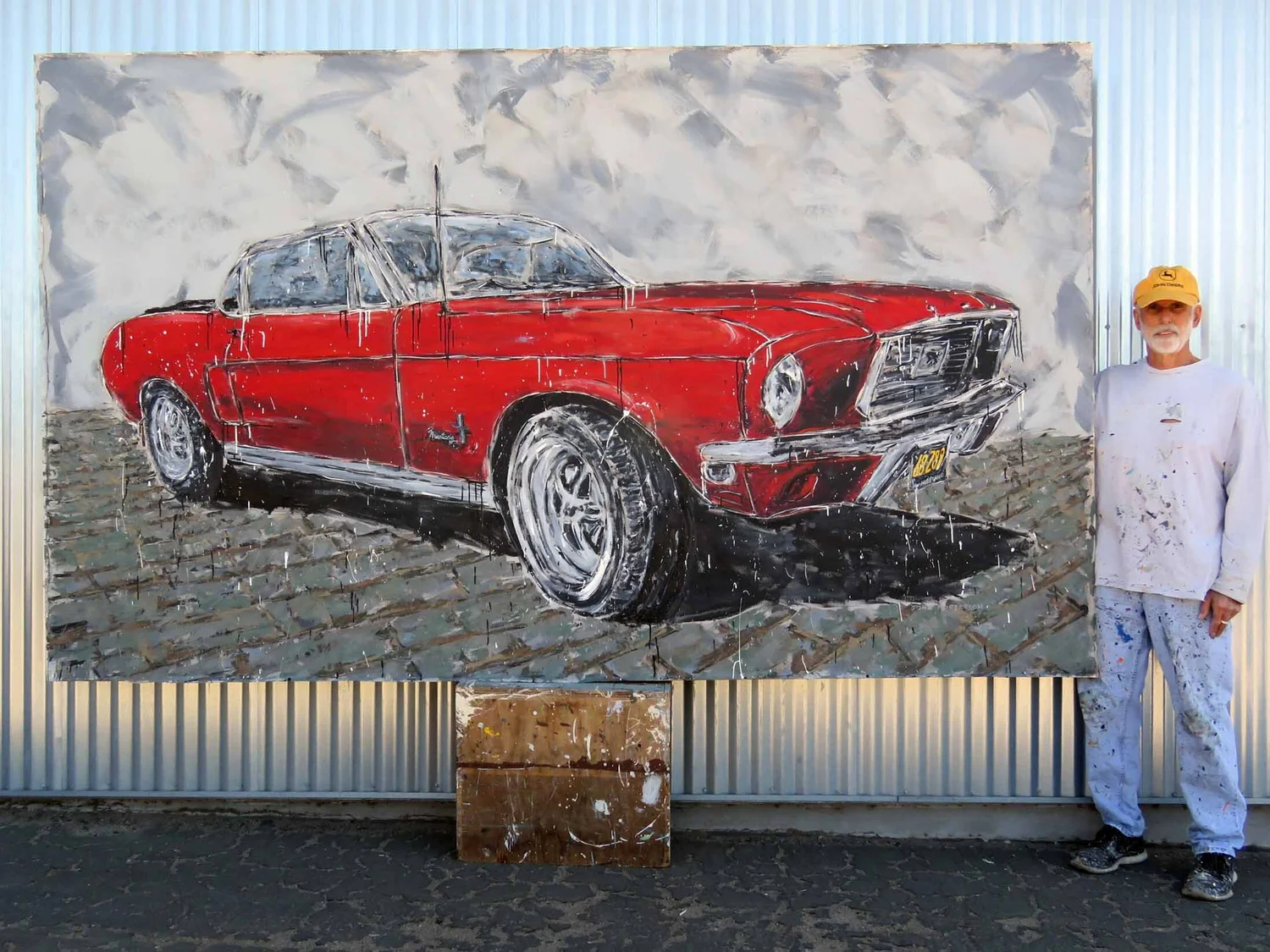 Automobile & Motorcycle Paintings – Bold & Expressionist Art — John ...