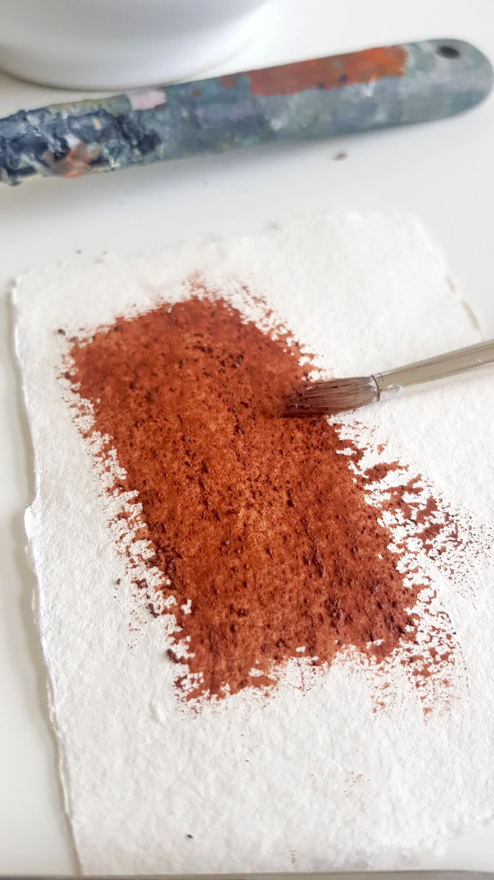 Experiments in pigment making — Tara Leaver