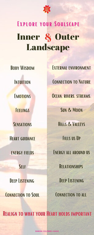5 Ways to know your Soulscape :Tools for your Heart — Damini Celebre