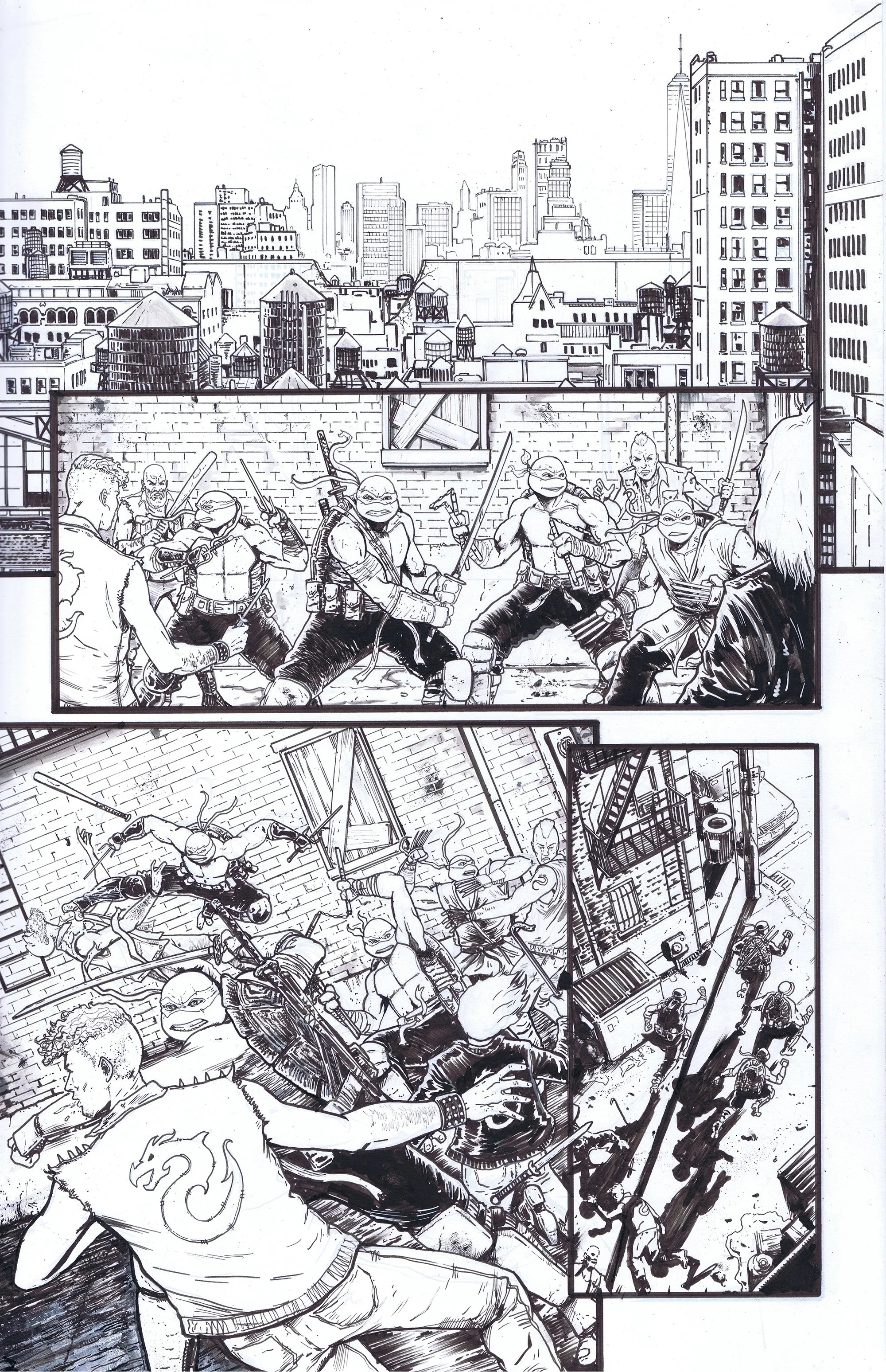 Gavin Smith - TMNT — Modern Mythology Comic Art