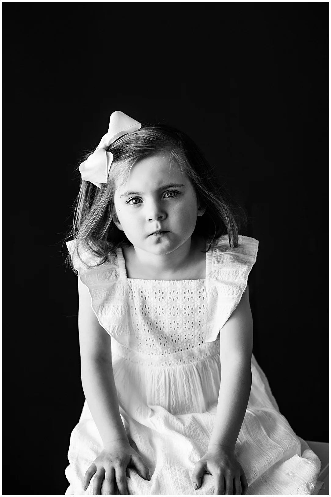 Black And White Portraits Of Kids