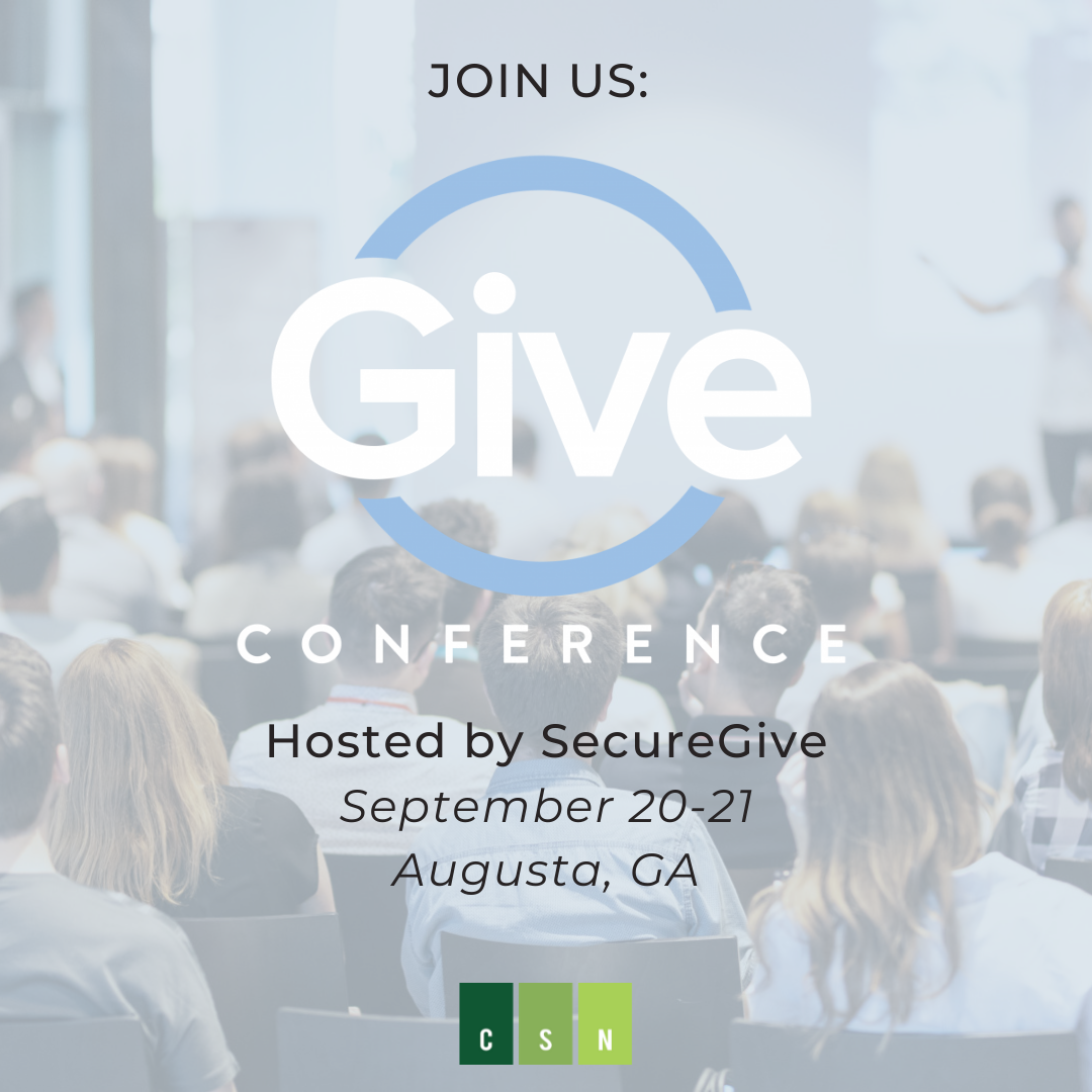 We're Attending Give Conference - and We Hope You Will Too! — Christian ...