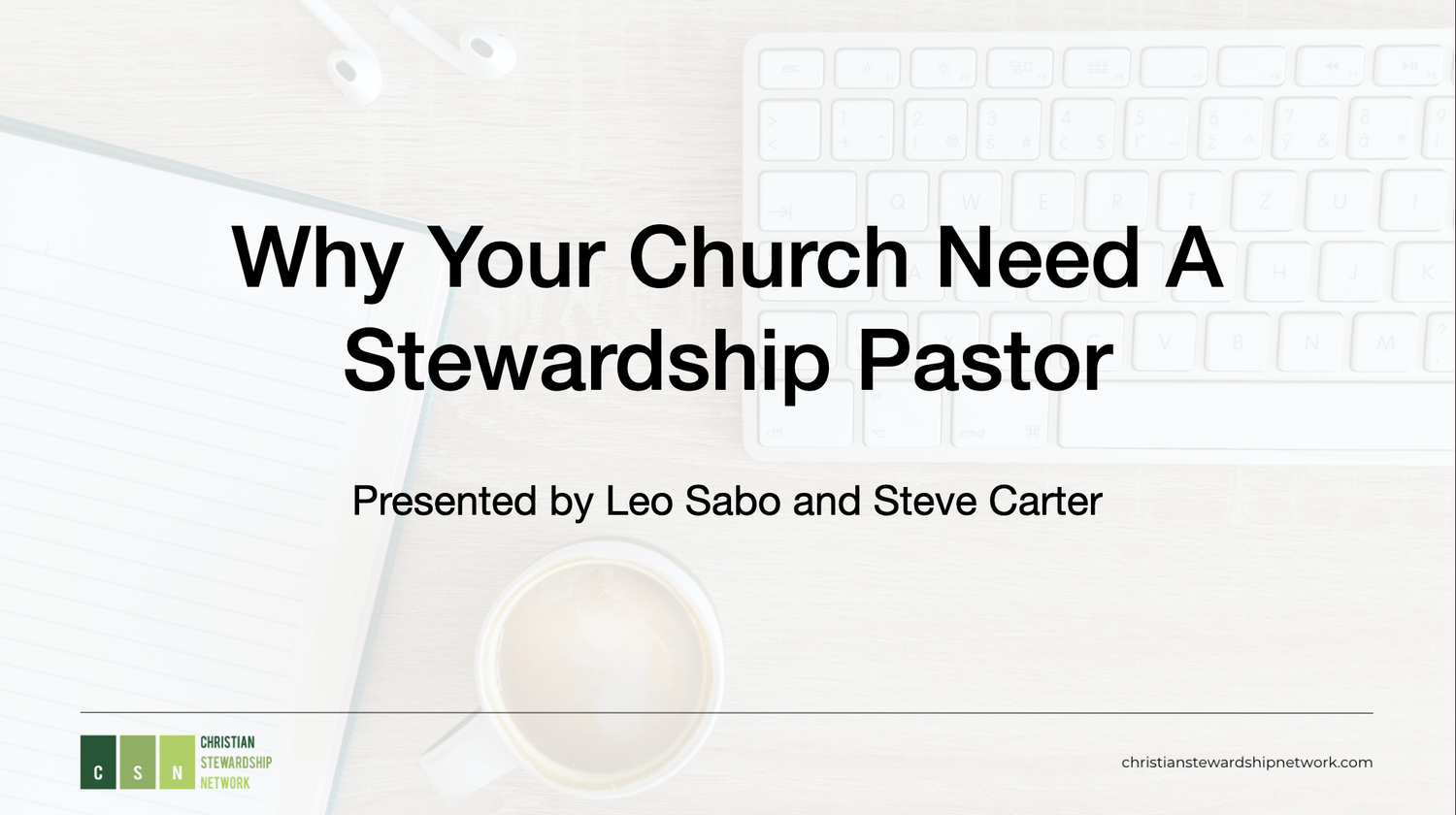 Christian Stewardship Ministry Tools