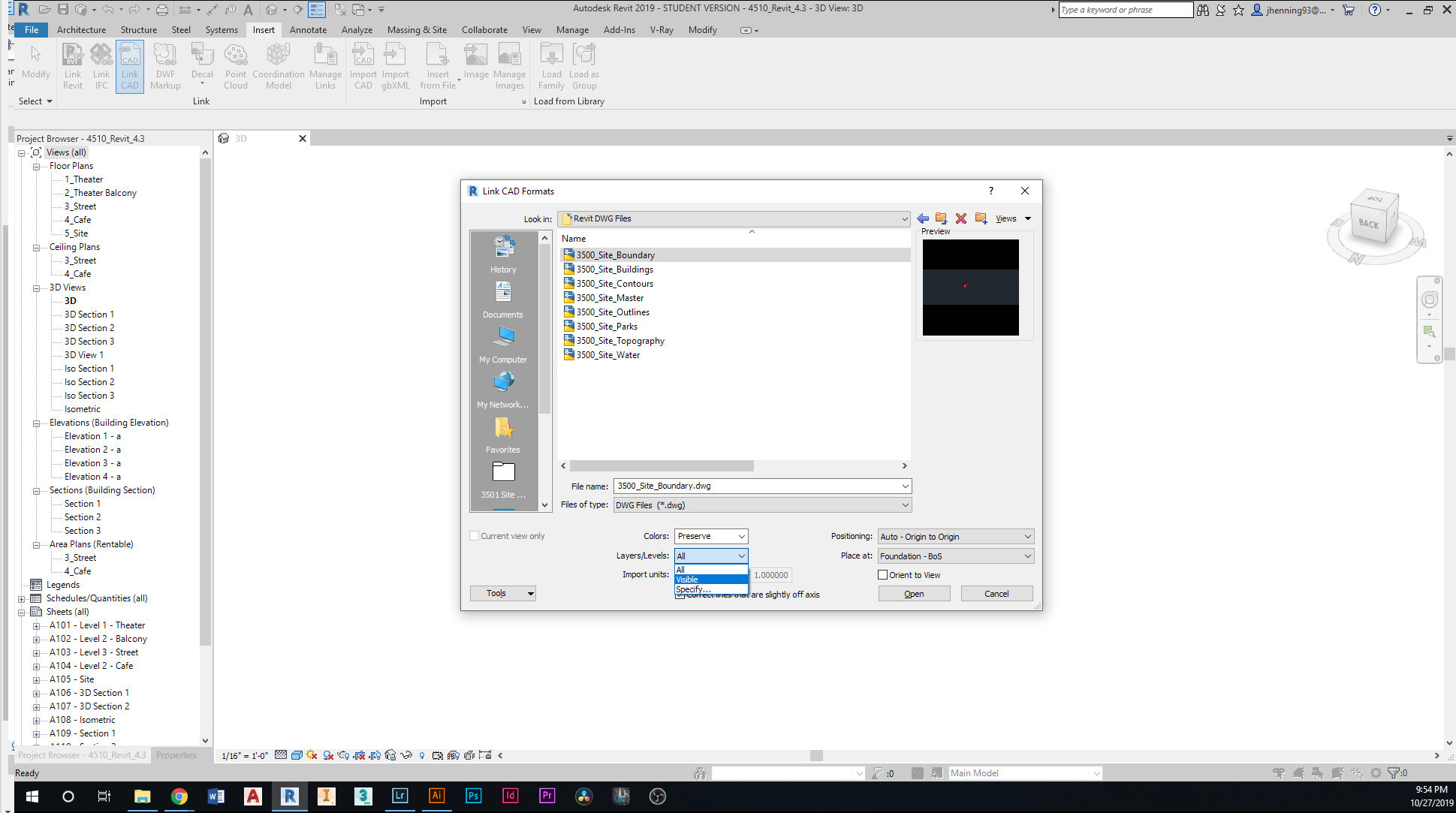 Create a Revit Site Model by Linking CADMapper — Rascoh Studio