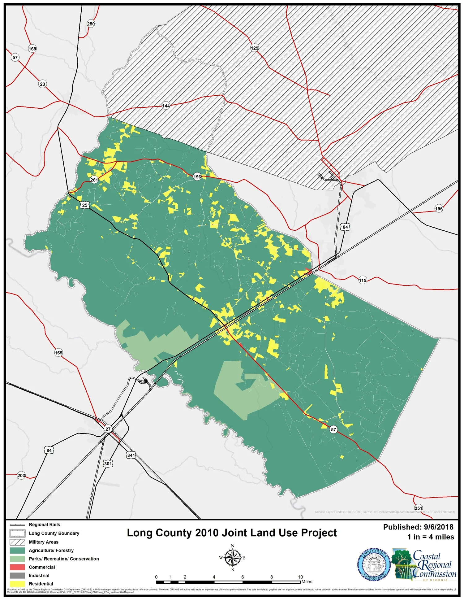 Area Maps — Development Authority of Long County