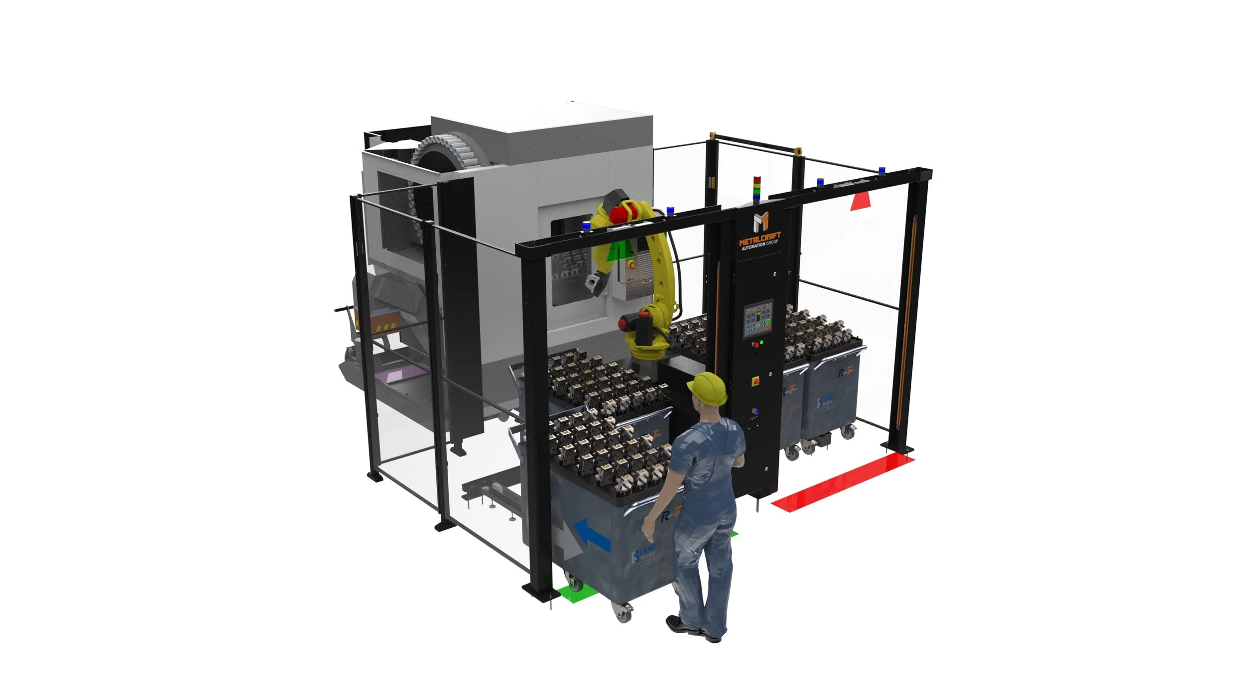 RoboTrex CNC Machine Tending Robot | Metalcraft Automation | Metalcraft ...