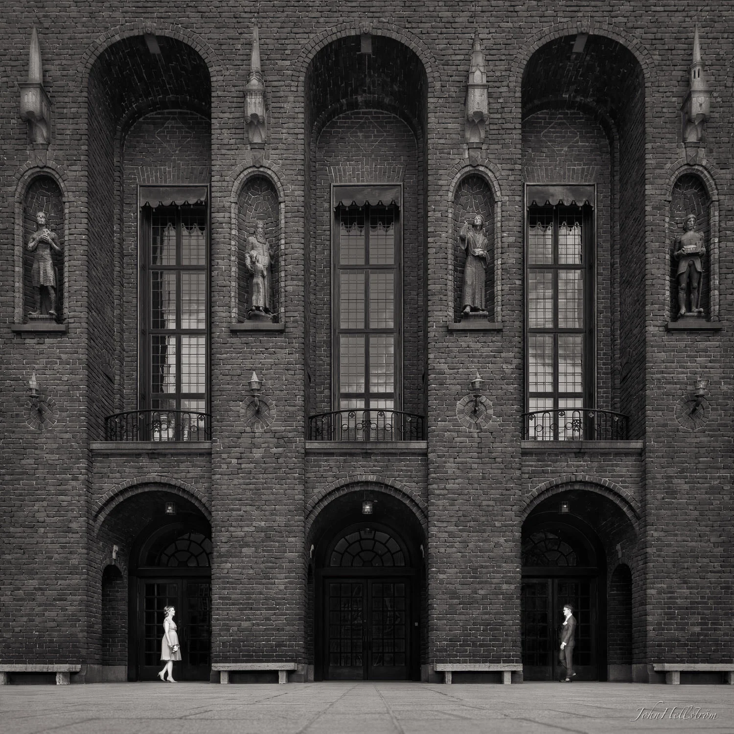 Bröllopsfotograf i Stockholms stadshus — Hellström