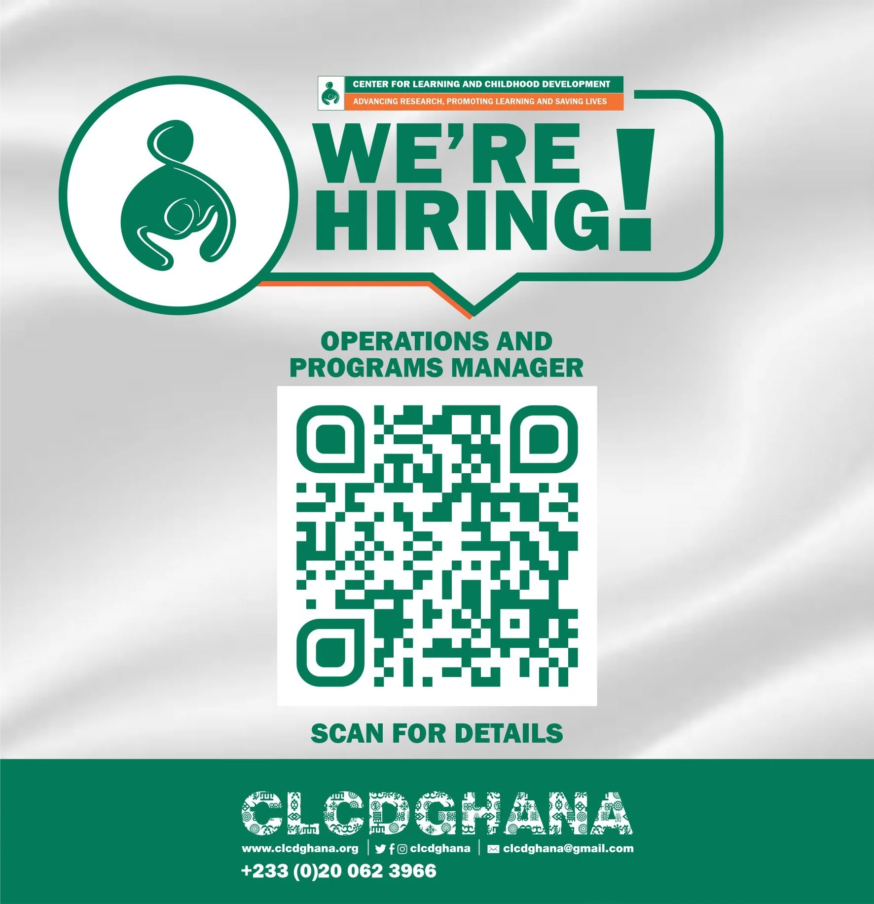 Careers — Center for Learning and Childhood Development - Ghana