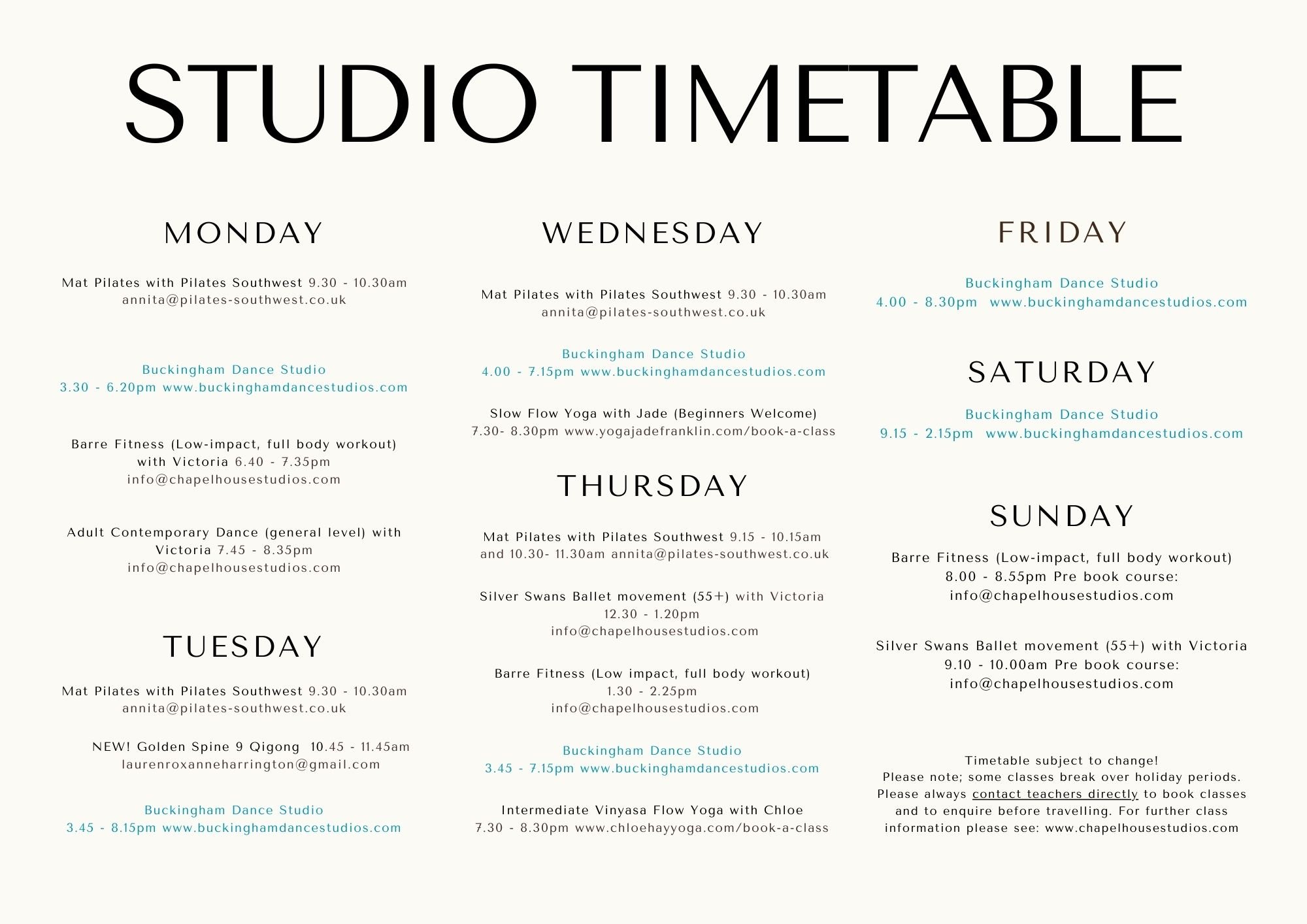 Chapel House Studios