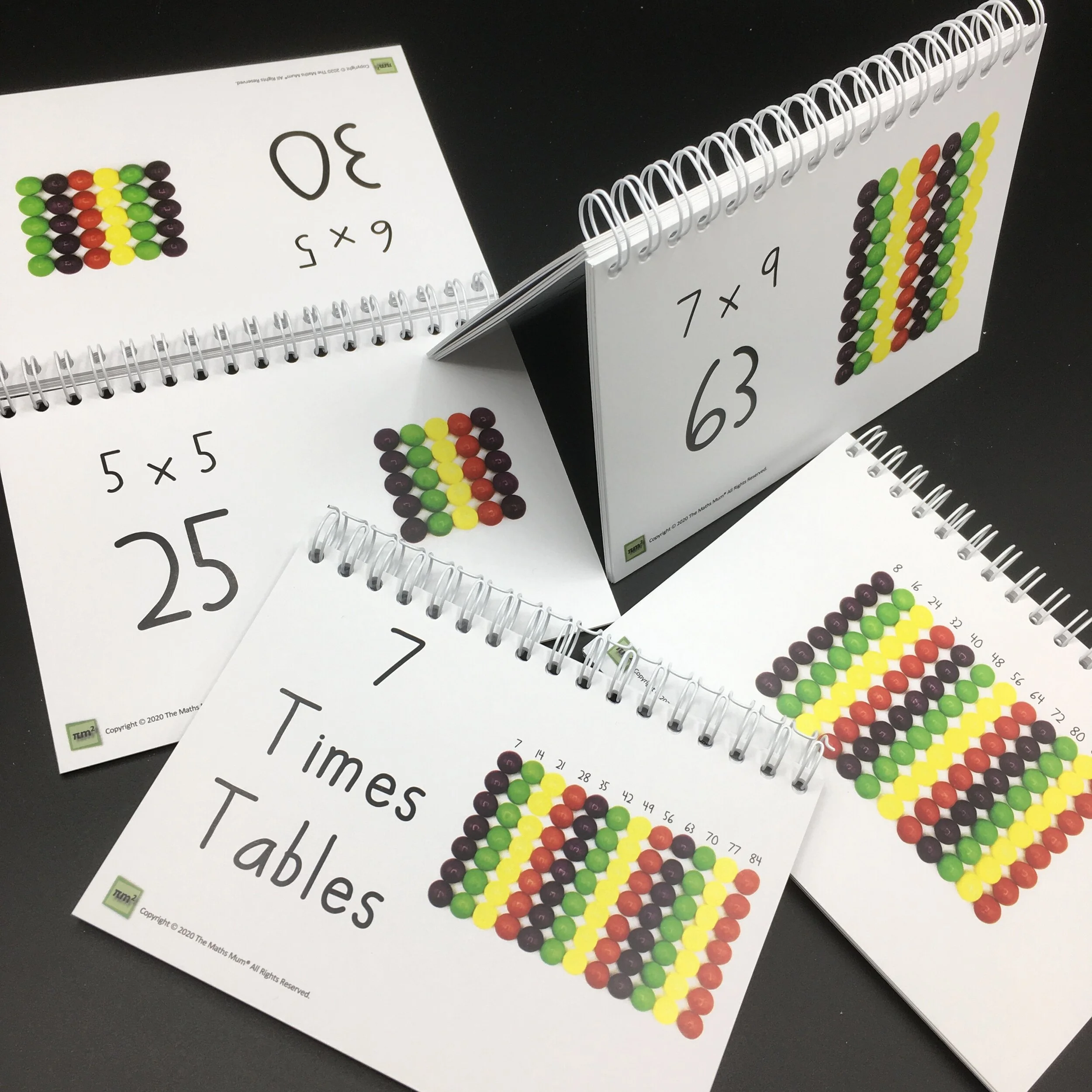 The Maths Mum® - "Skittles" Visual Times Tables Set — The Maths Mum