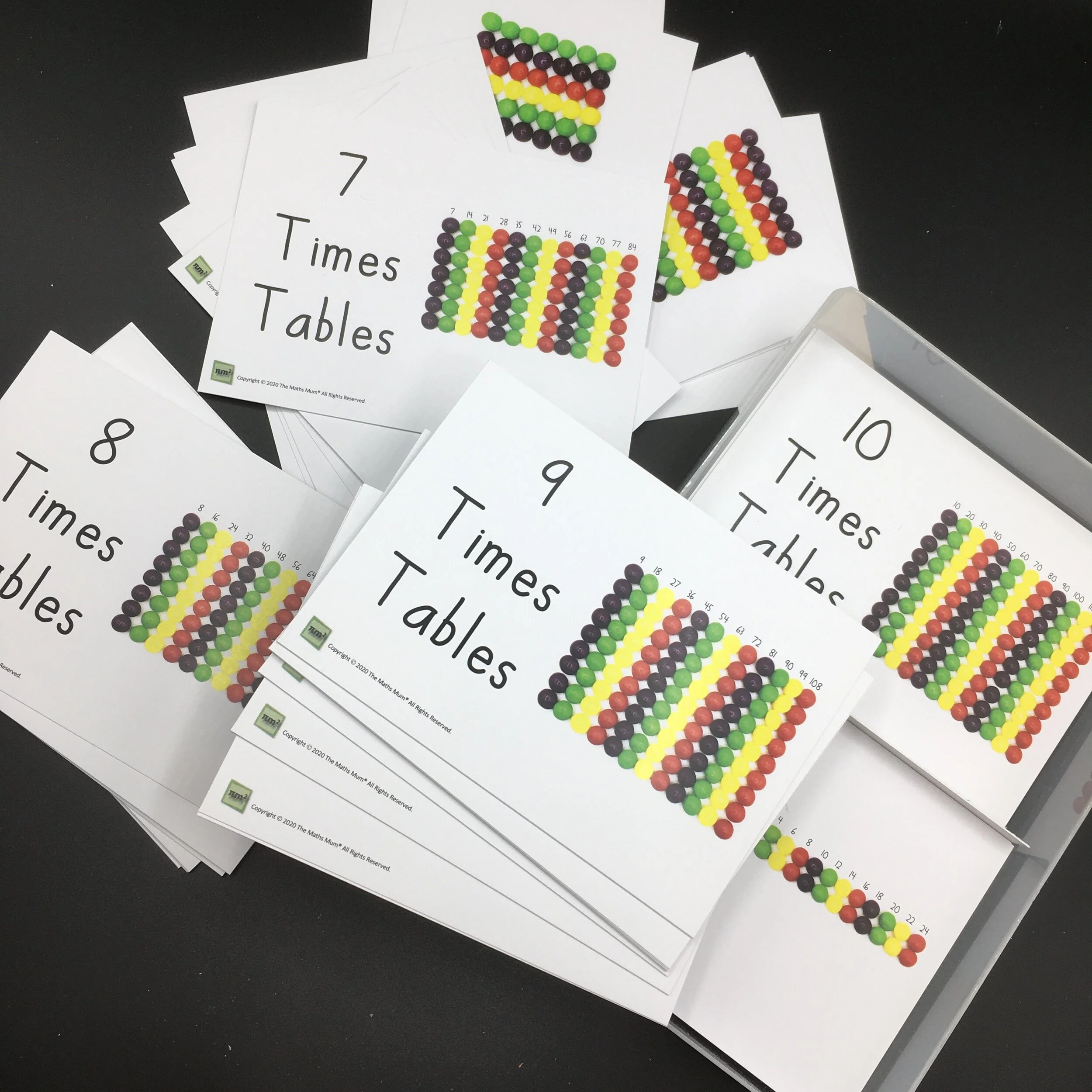 The Maths Mum® - "Skittles" Visual Times Tables Set — The Maths Mum