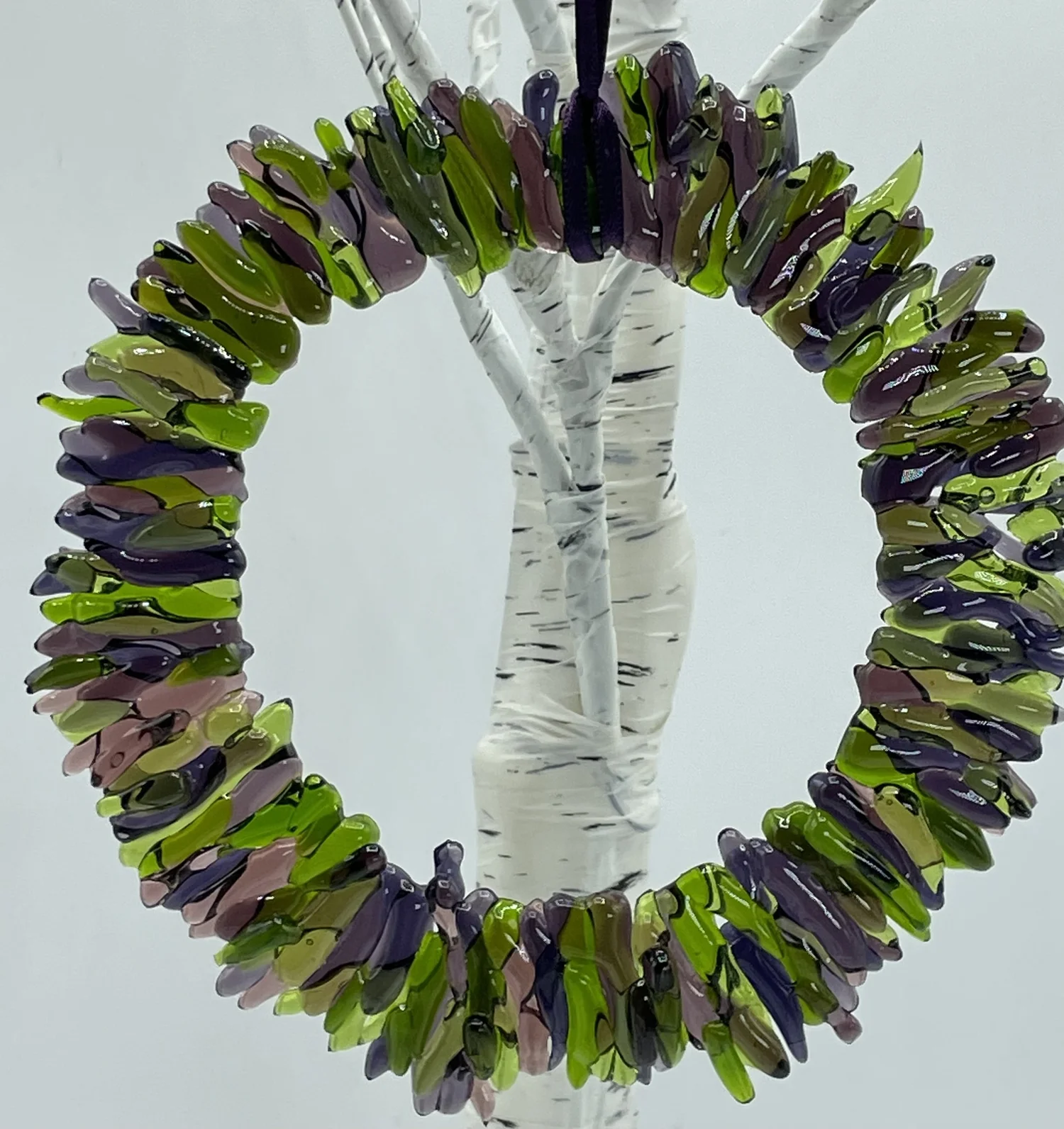 Fused Glass Wreath Tree Decorations — Yardley Arts