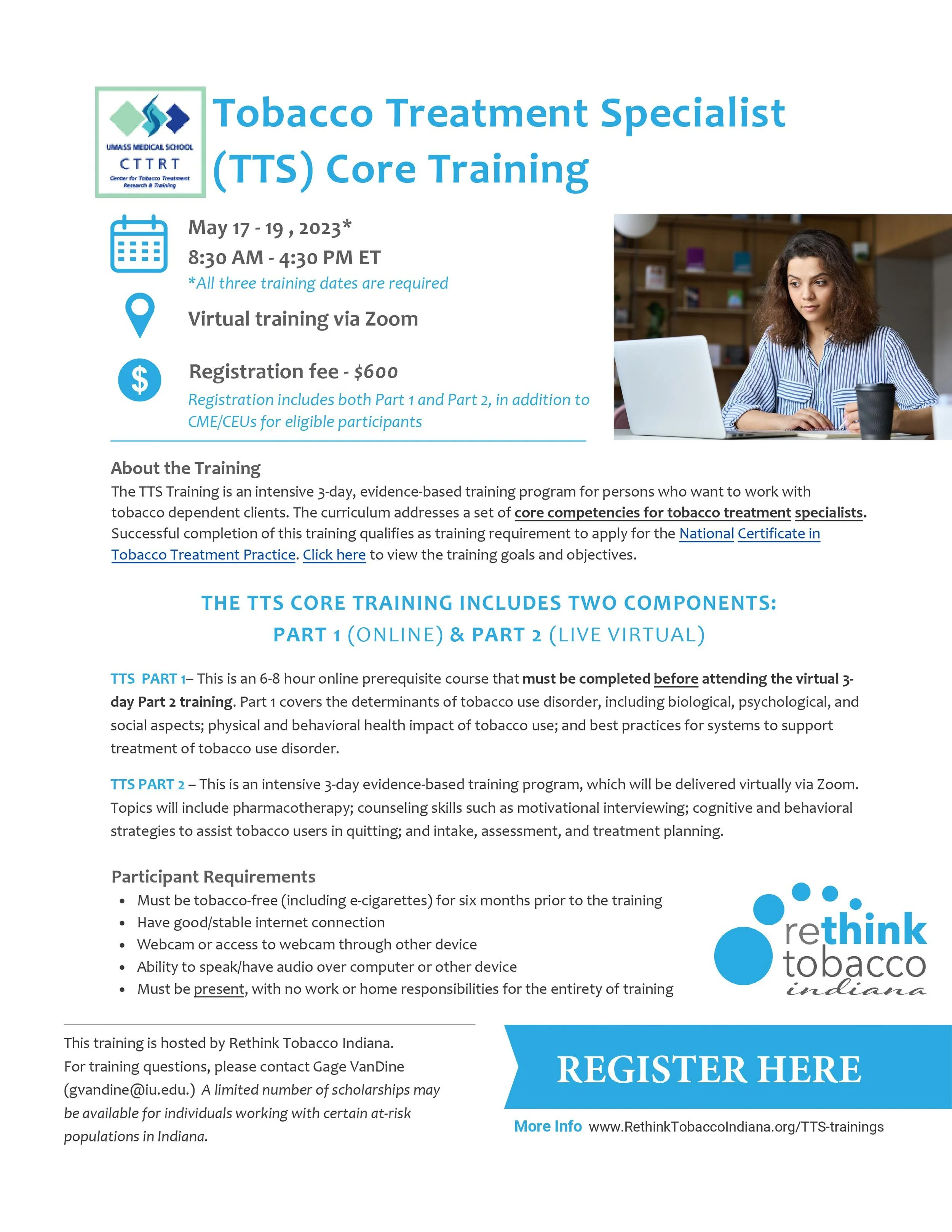 Tobacco Treatment Specialist (TTS) Core Training — Tobacco Free ...