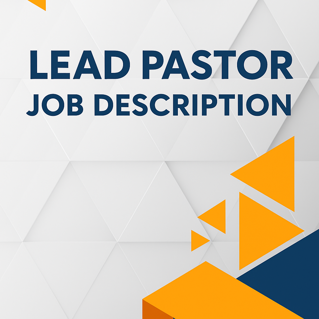Local Church Pastor Job Description — Open Bible East