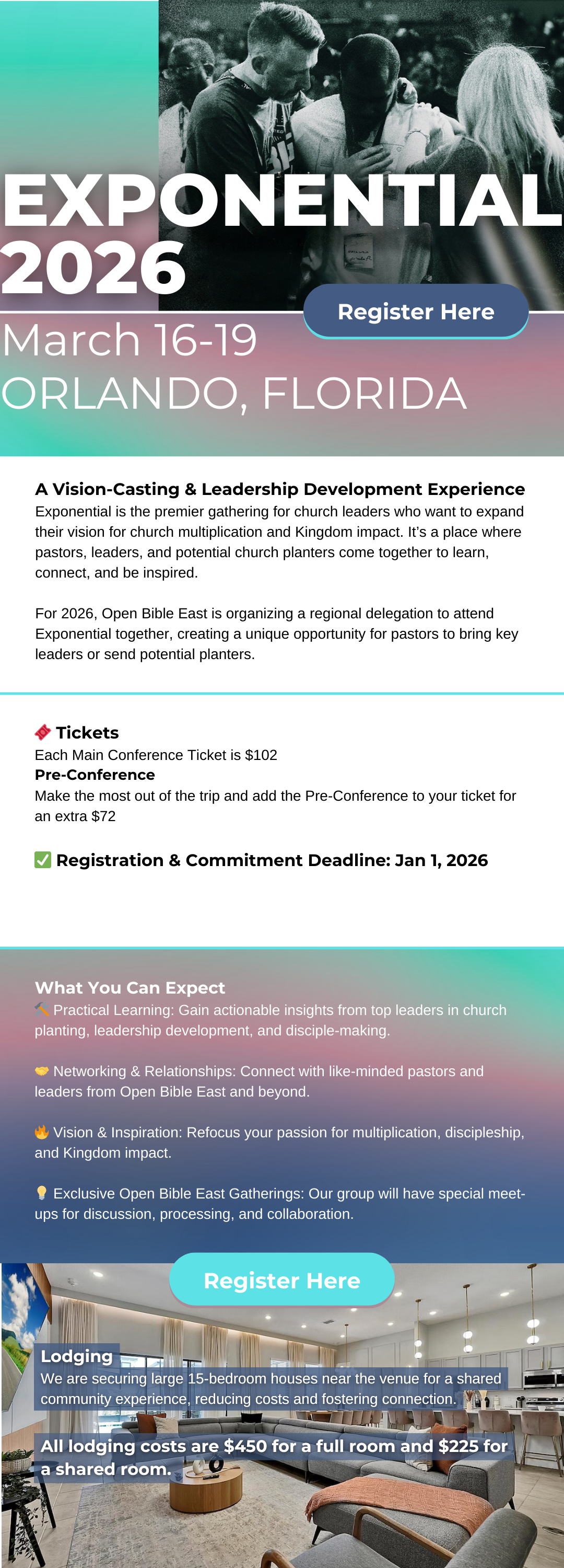 Exponential 2026 – A Gathering for Pioneers, Multipliers & Missionarie ...