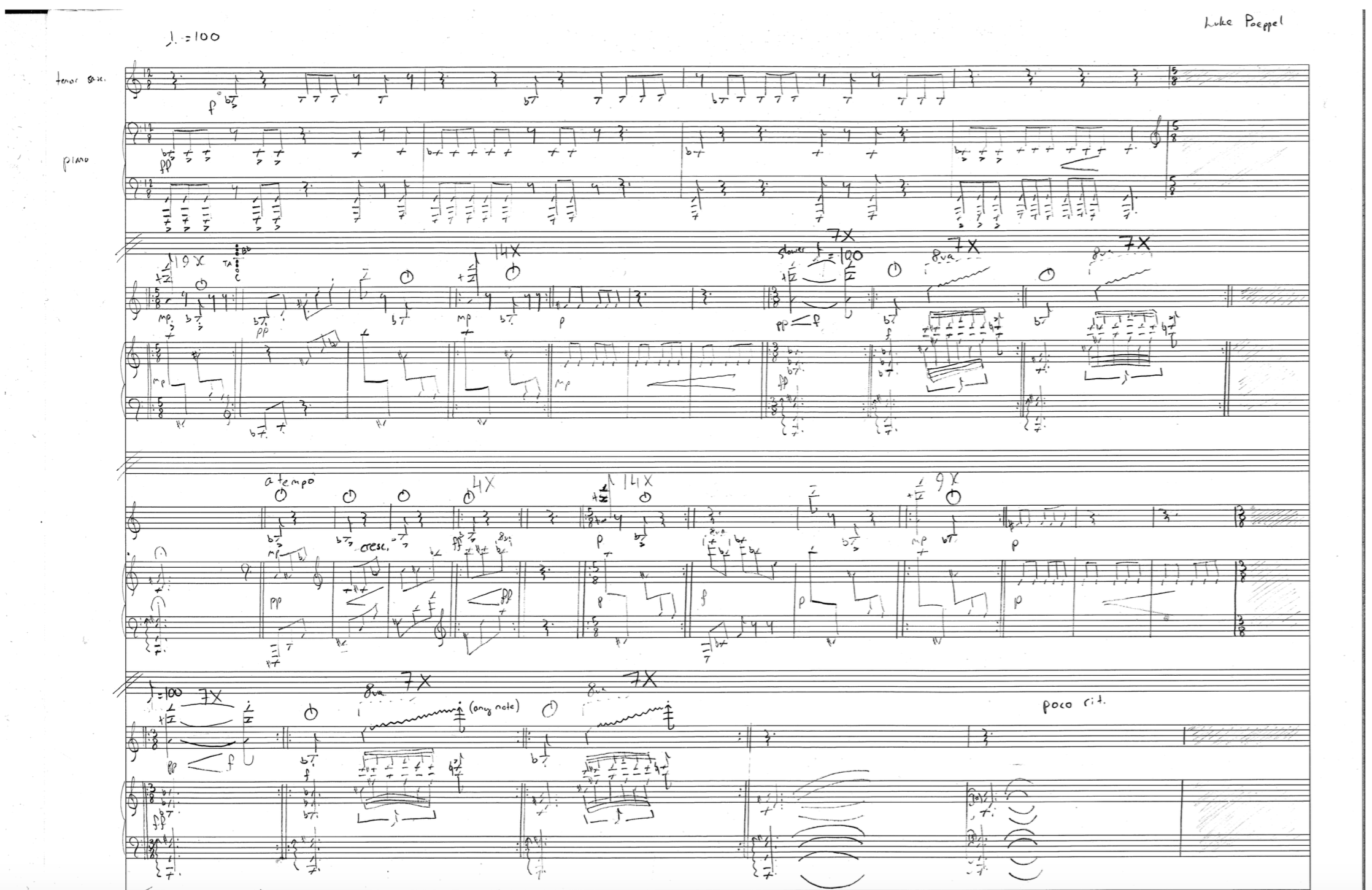 Composition and Piano — Luke Poeppel/Pöppel