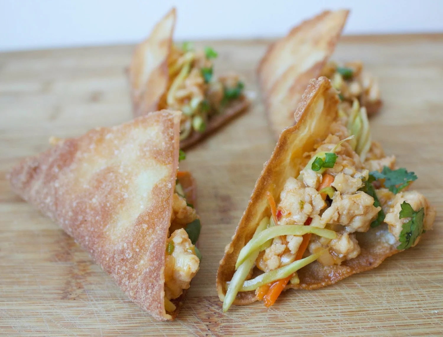 Wonton Turkey Tacos — Jacqui Saldaña