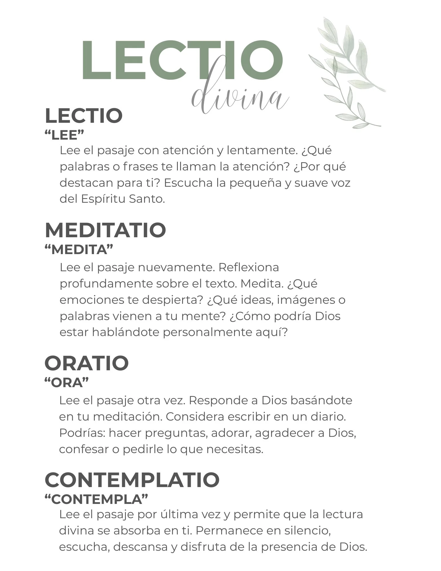 Downloadable Handouts — Northlake Church