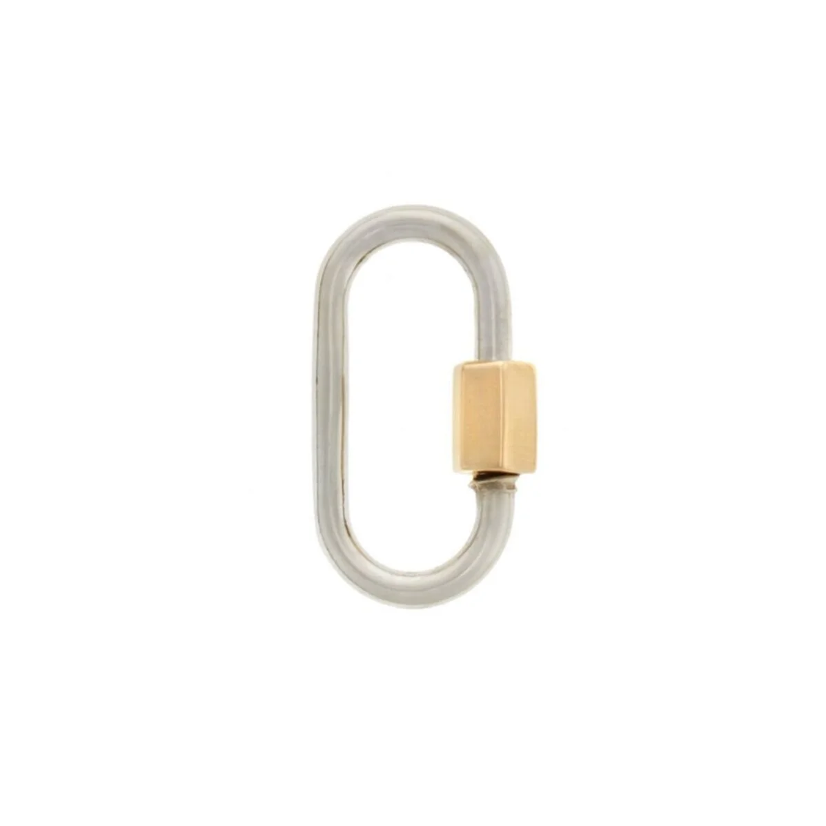 Marla Aaron Babylock in Sterling Silver with 14K Gold Turn — Etc...