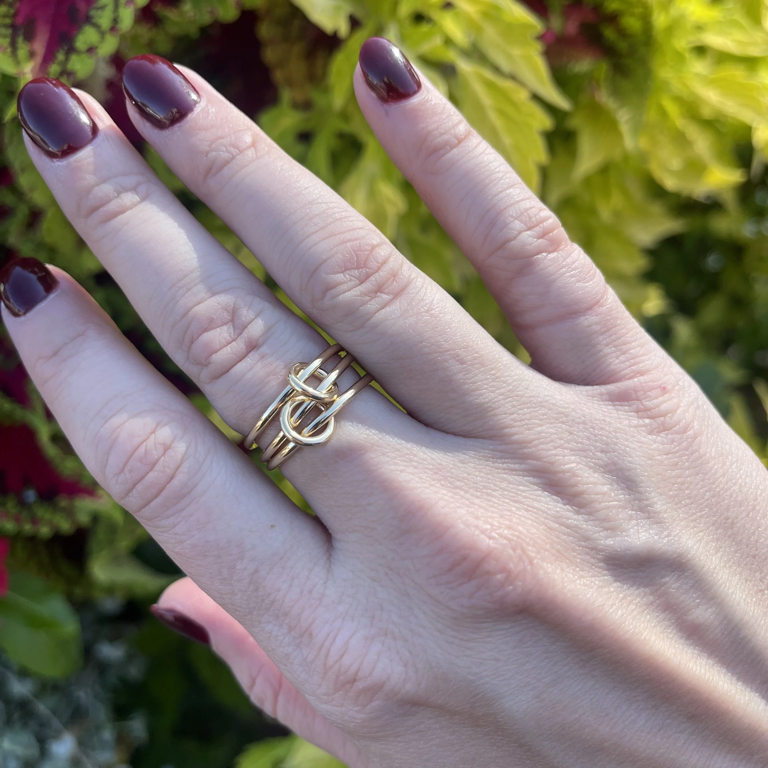 Spinelli Kilcollin Custom Silver Solarium with Rose Gold Connector — Etc...