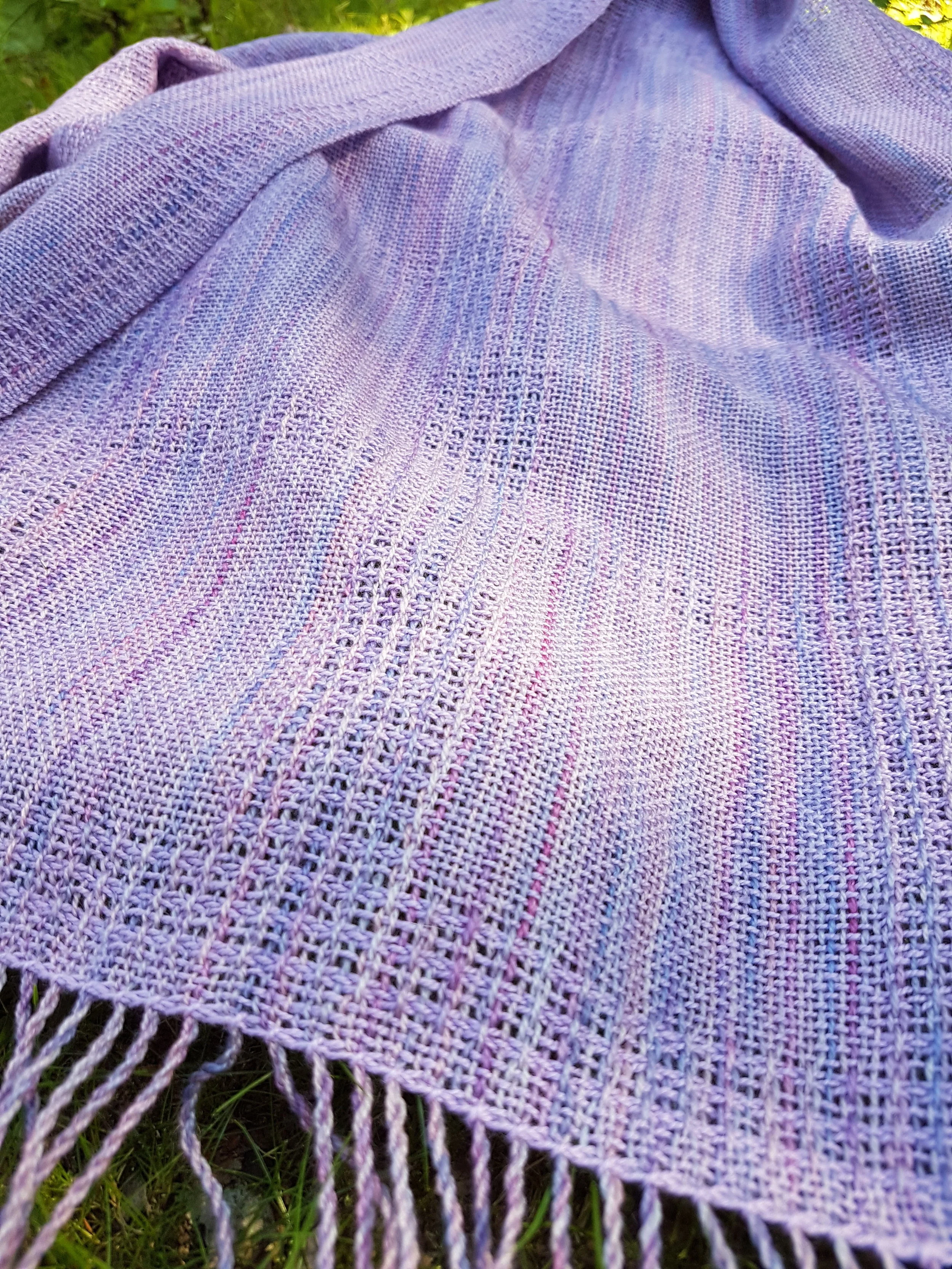 Easy Waffle Weave Scarf Pattern — The Rogue Weaver