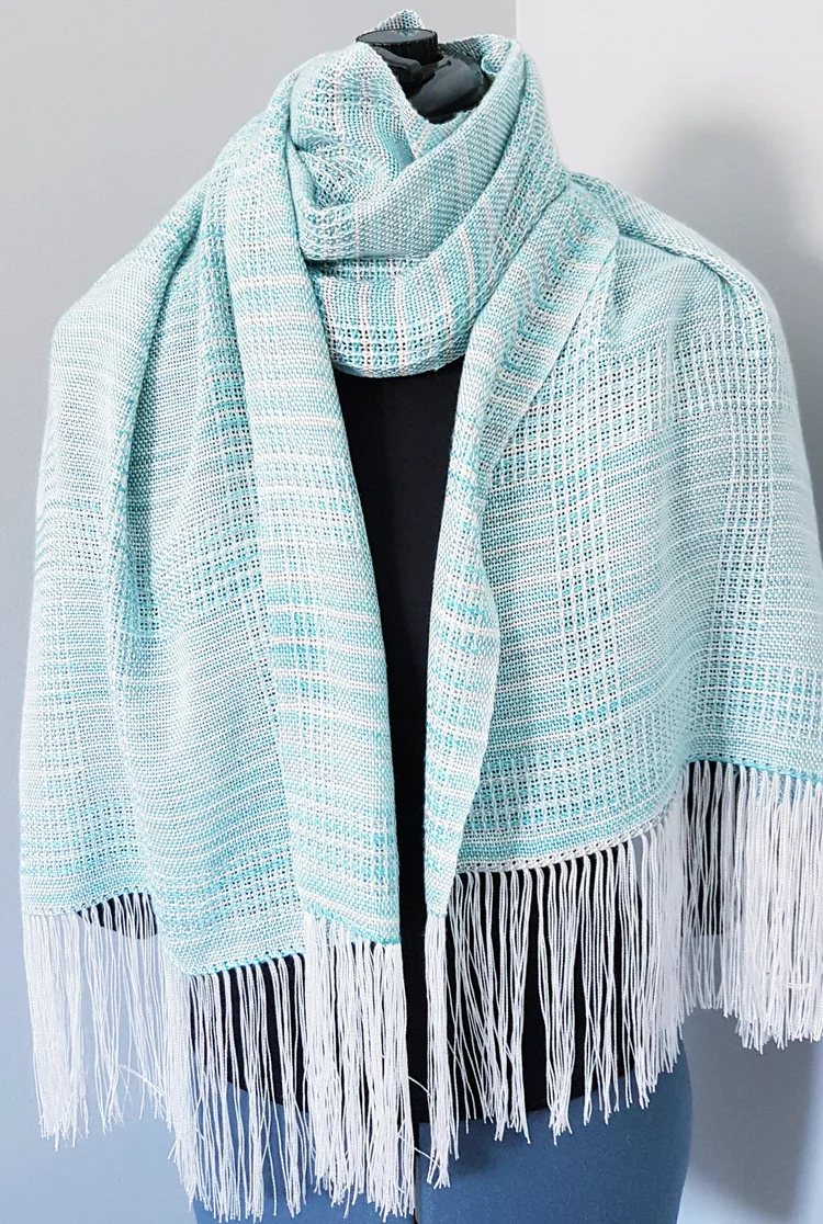 Easy Waffle Weave Scarf Pattern — The Rogue Weaver