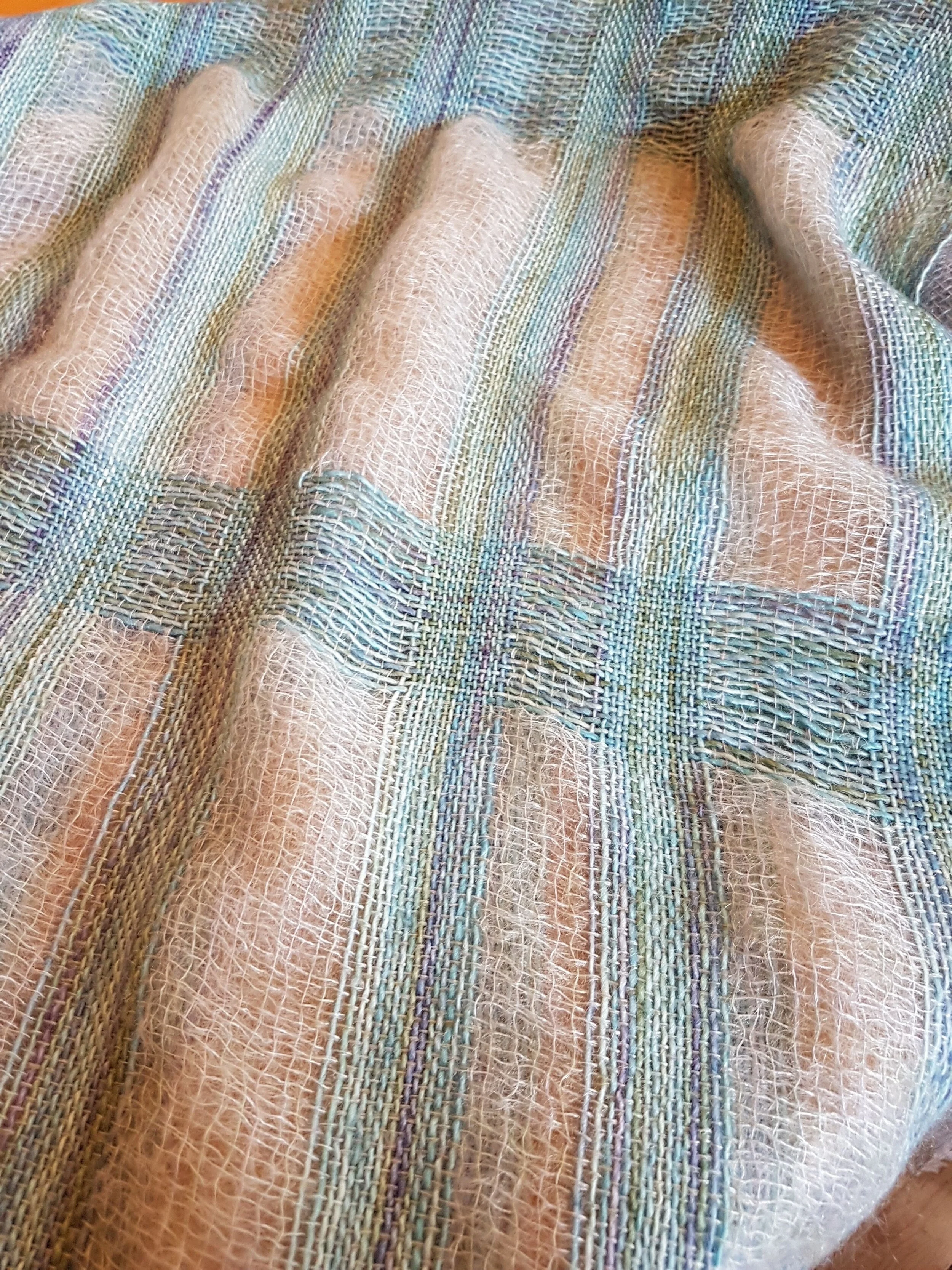 Saori-Style Scarf Rigid Heddle Weaving Pattern — The Rogue Weaver