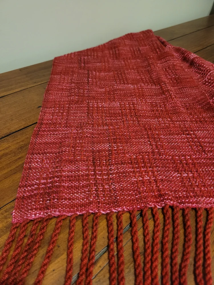 Easy Waffle Weave Scarf Pattern — The Rogue Weaver