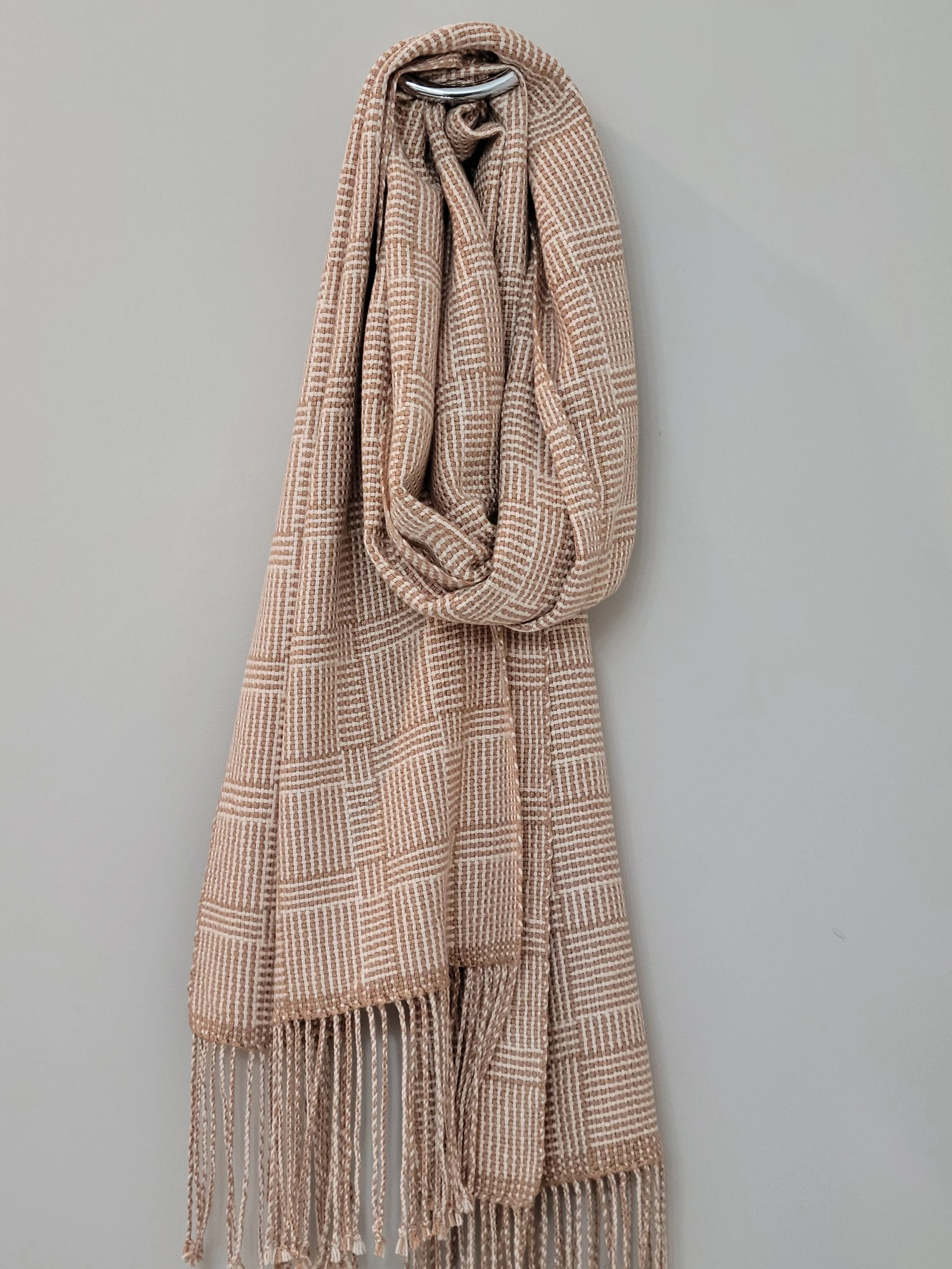 Easy Waffle Weave Scarf Pattern — The Rogue Weaver