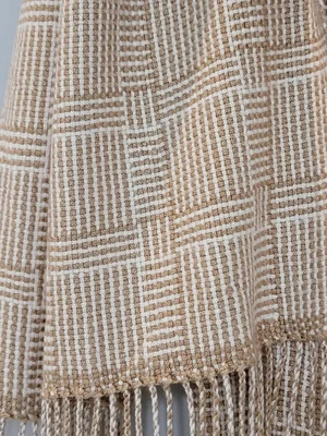 Easy Waffle Weave Scarf Pattern — The Rogue Weaver