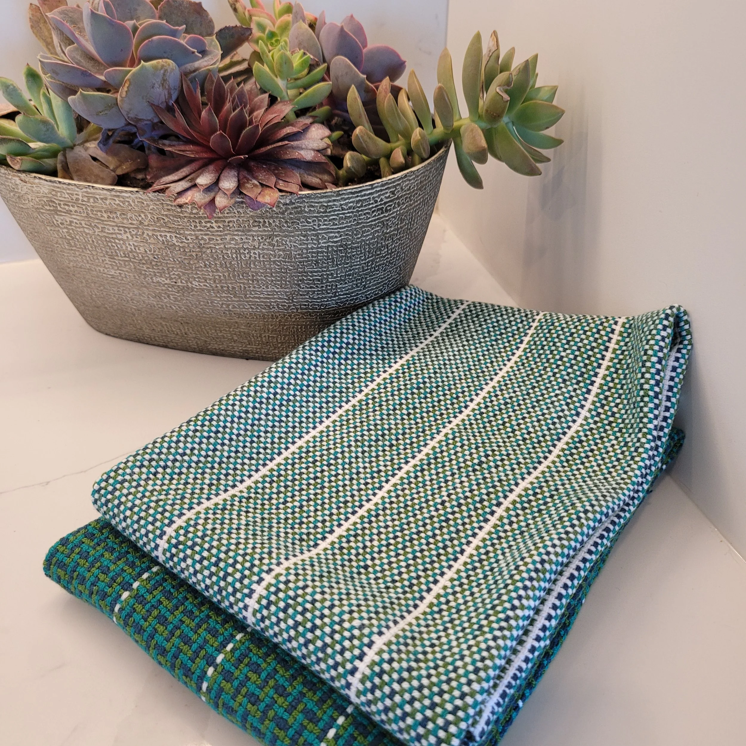 Stash Buster Tea Towel Rigid Heddle Weaving Pattern — The Rogue Weaver