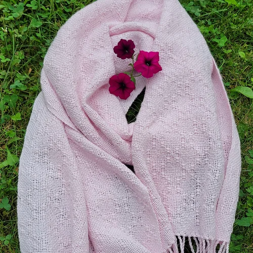 Easy Waffle Weave Scarf Pattern — The Rogue Weaver