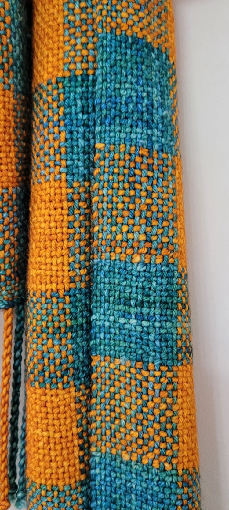 Easy Waffle Weave Scarf Pattern — The Rogue Weaver